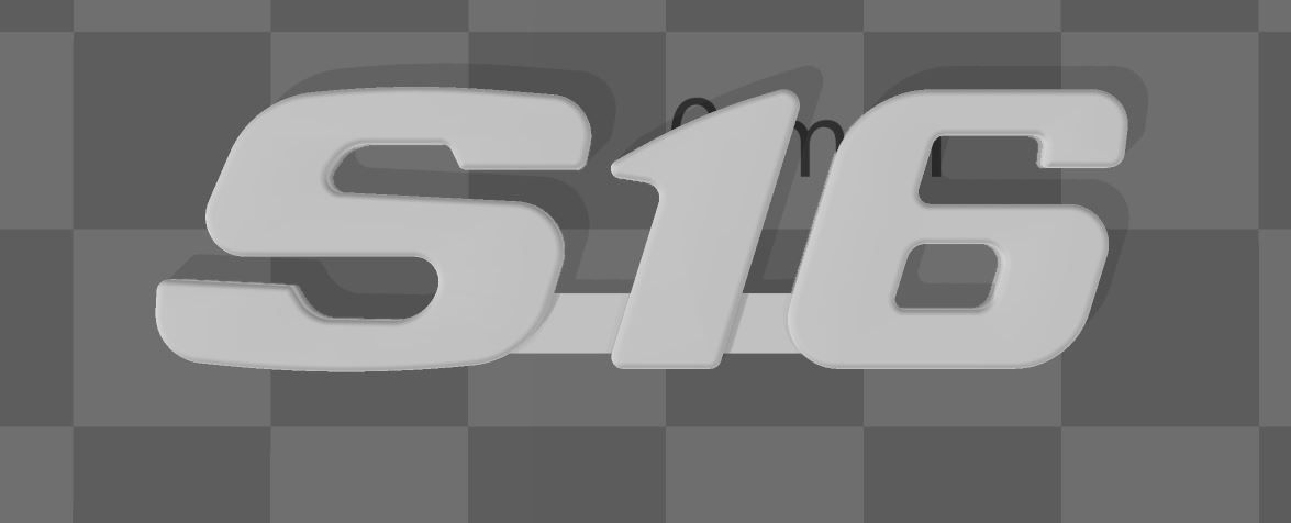 Free STL file Peugeot 206 S16 Emblem・3D printer design to download・Cults