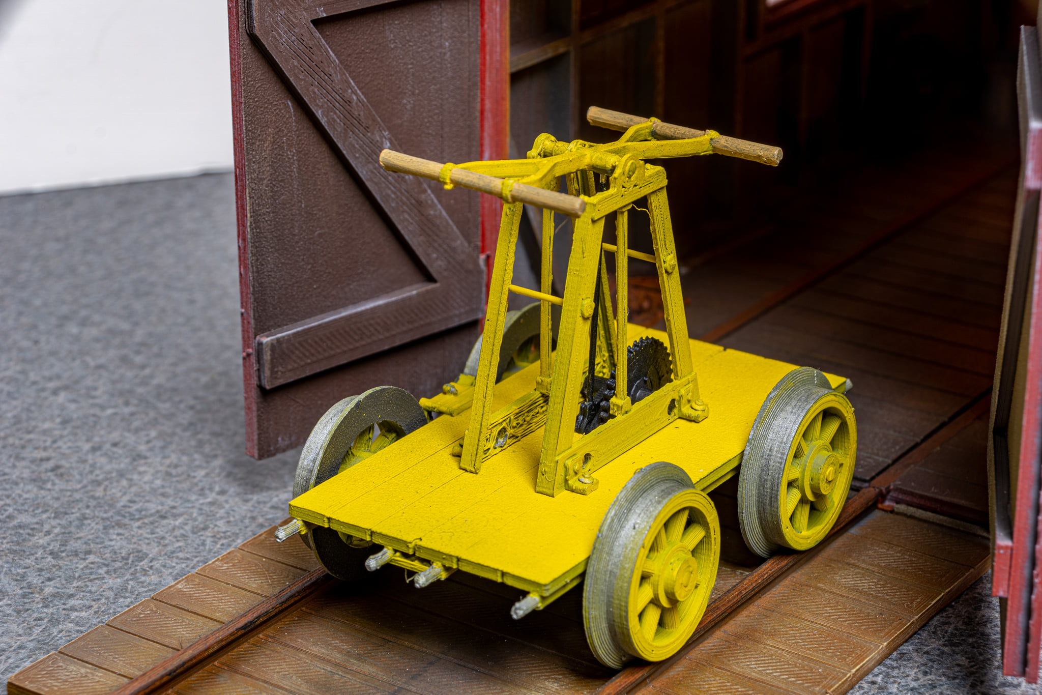 STL file G Scale Hand Car and Trailer 1:24 ・3D print object to download ...