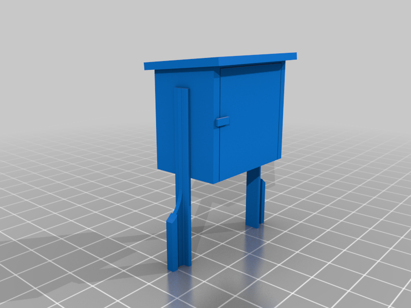 Free STL file Western Maryland Rwy Fire Hose Box G-Scale・Object to ...