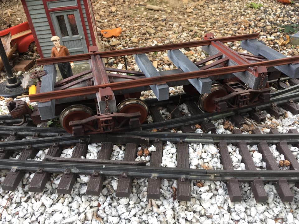 STL file G Scale Snap on Rails Kit for Bachman Skeleton Log Cars 💀・3D ...