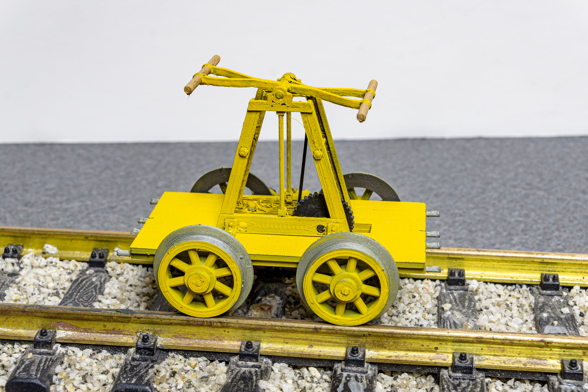 STL file G Scale Hand Car and Trailer 1:24 ・3D print object to download ...