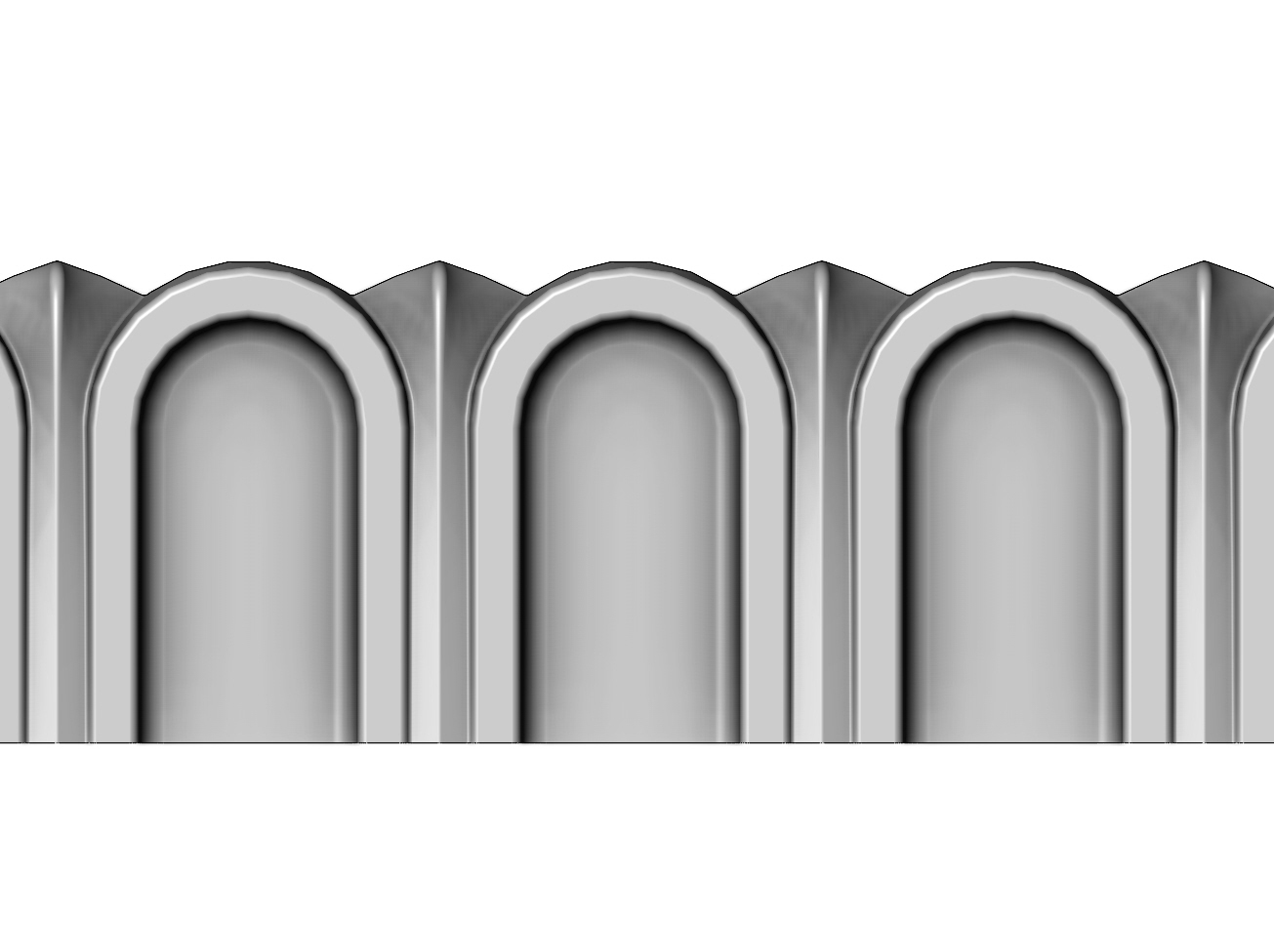 STL file Roman Fluted linear molding relief and 3D print model 🥖・Design ...