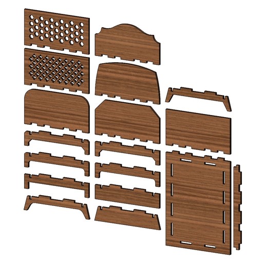 Download 3D print files Miniature bed bedroom furniture for model ...