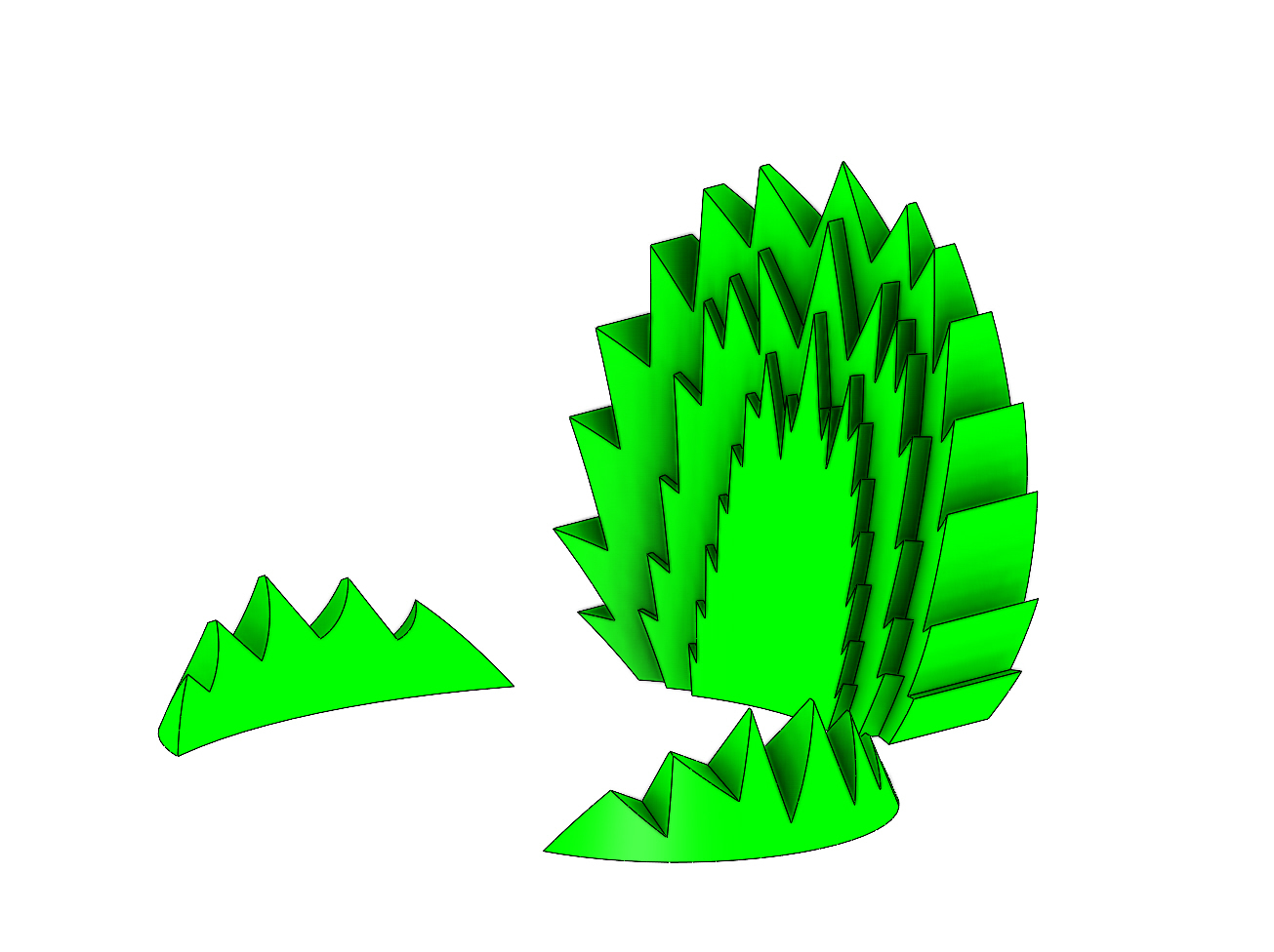 STL file Miniature Aura and powering up effect prop 3D print model ⬆️ ...