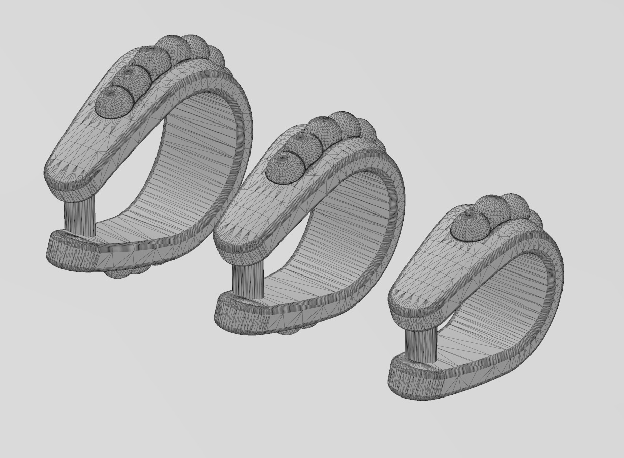 STL file Beaded open loop bail mini set 3D print model・3D printer model ...