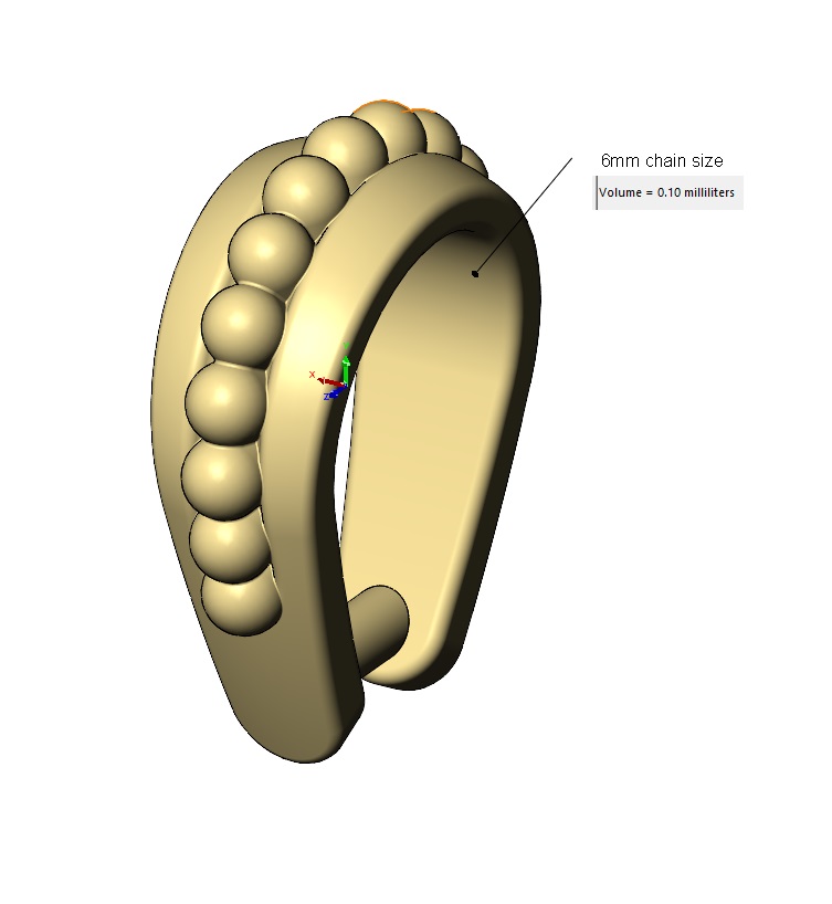 STL file Beaded open loop bail mini set 3D print model・3D printer model ...