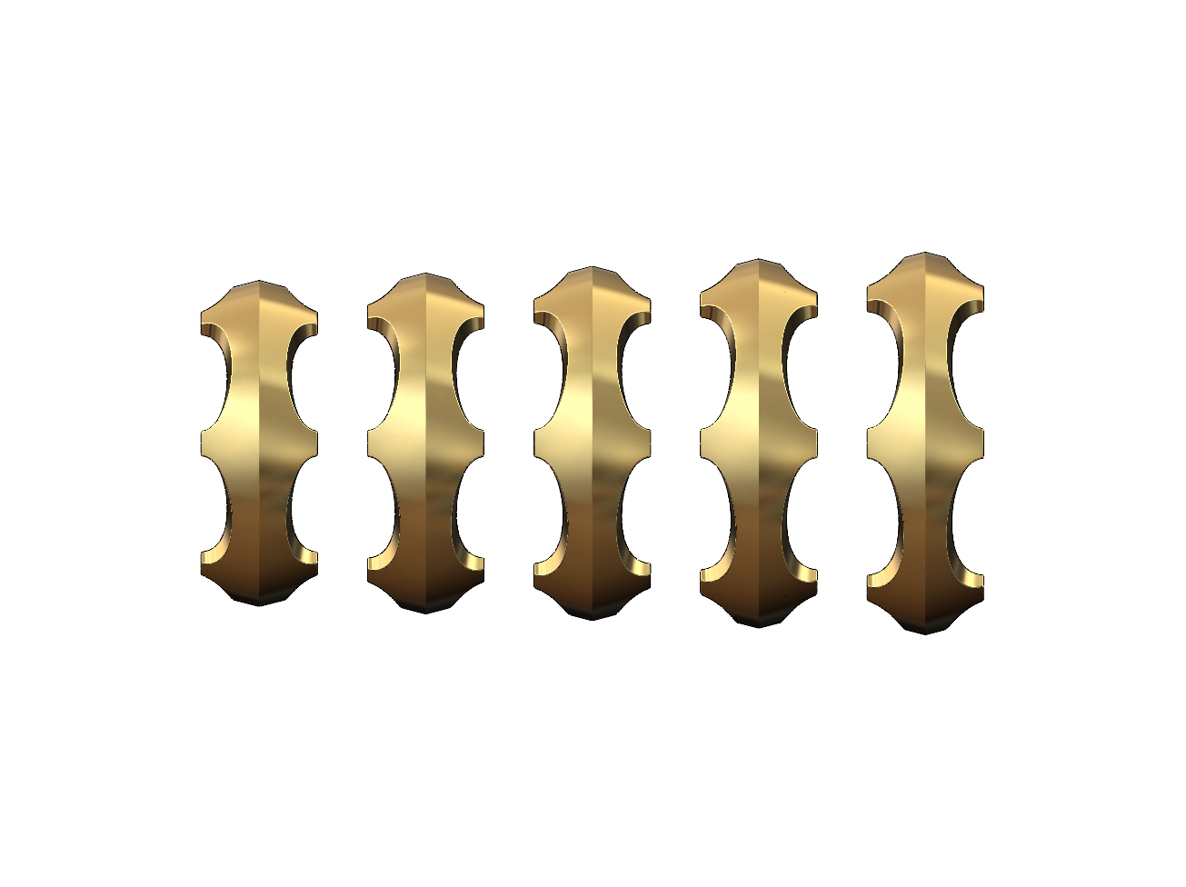 STL file Simple rounded crown shaped band US sizes 5to9 3D print model ...