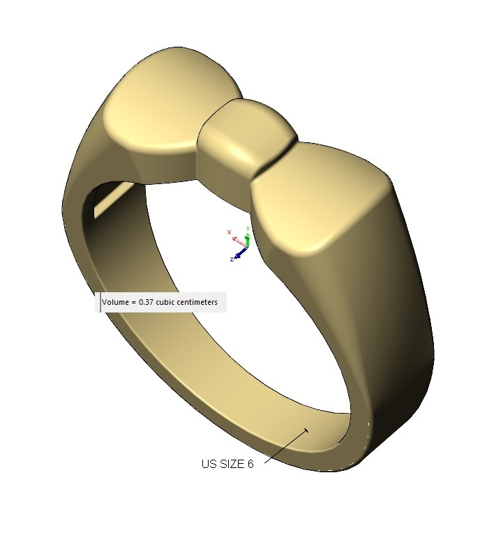 STL file Cute Bow tie ring 3D print model 🏹・3D printer design to ...