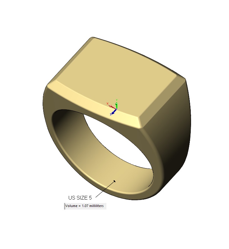 Archivo STL Anillo de sello rectangular redondeado Chamfred Tamaños de ...