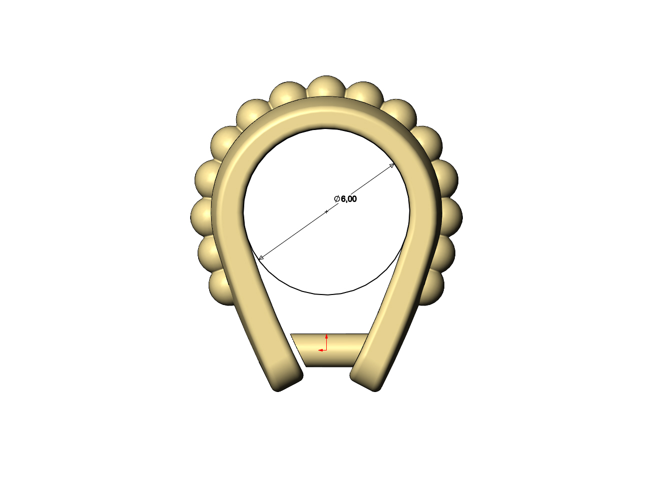 STL file Beaded open loop bail mini set 3D print model・3D printer model ...