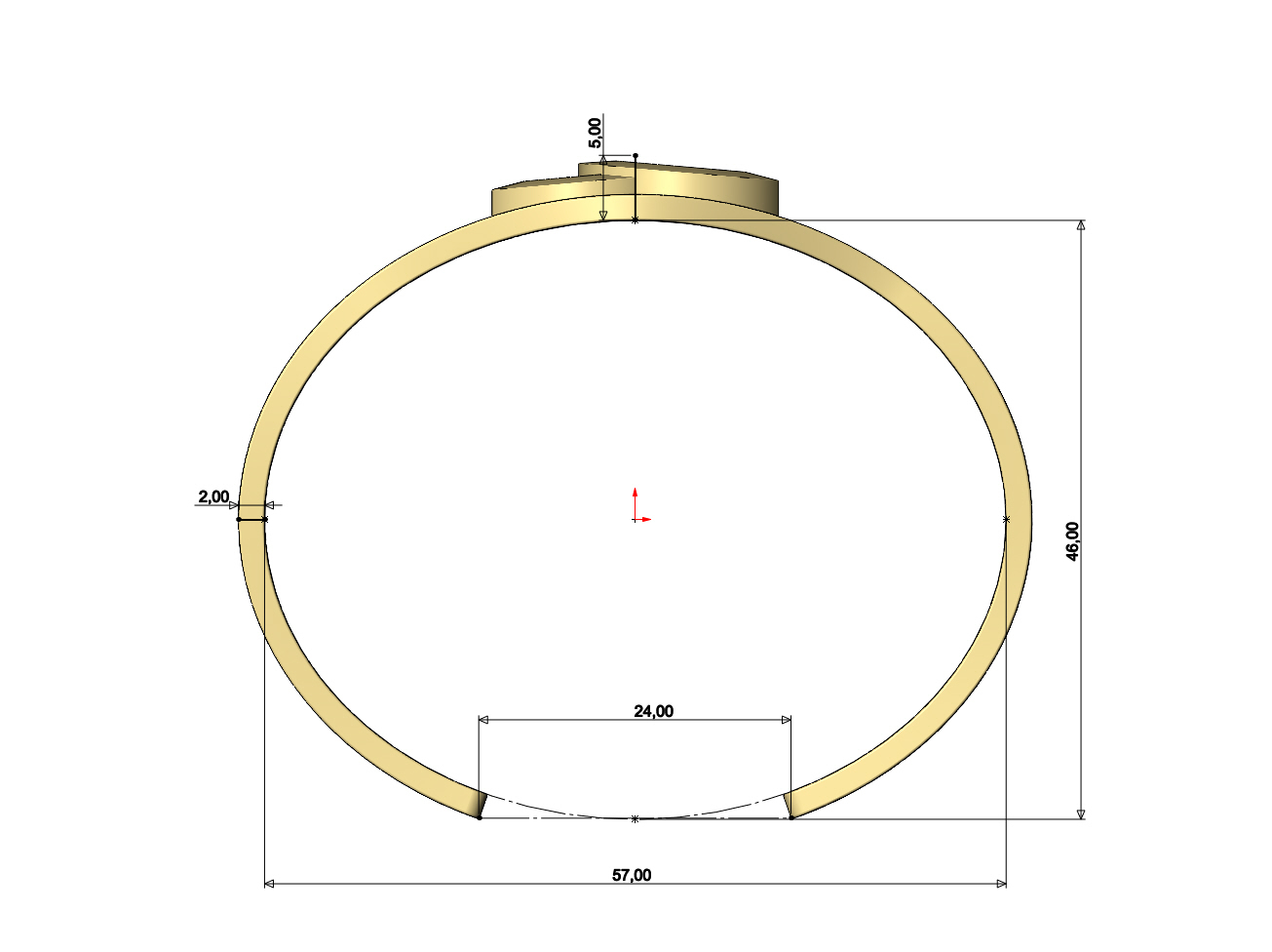 STL file Chanel logo cuff bracelet 3D print model 💫・3D printer model to ...