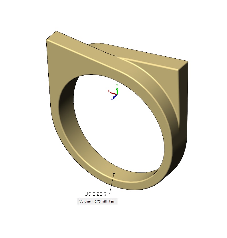 STL file Double overlapping bars signet US sizes 5to9 3D print model 💍 ...