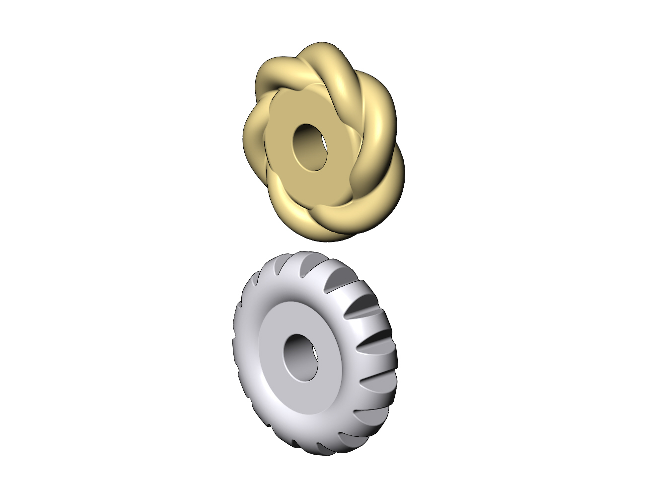 STL file Mini set of round spacer beads 3D print model 💫・3D printing ...