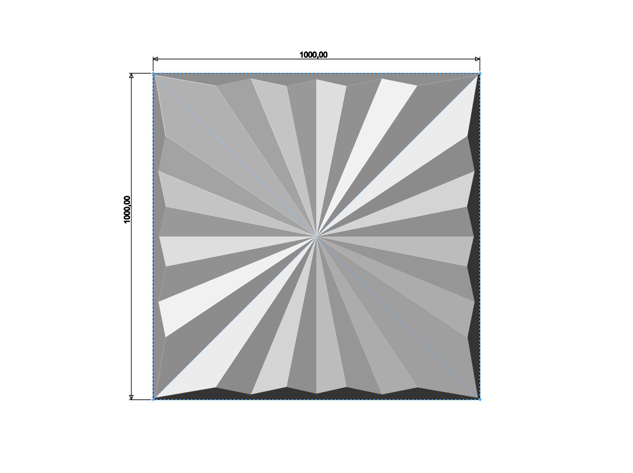 STL file Faceted decor panel relief 3D print model 🪵・3D printable model ...