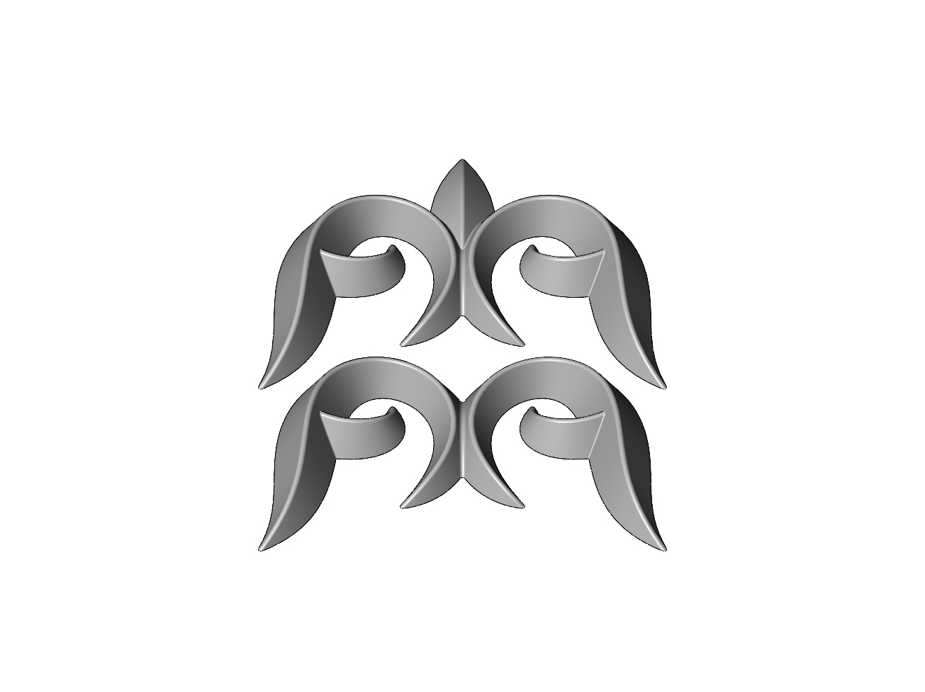 STL file Floral decor scroll pattern and relief 3D print model 📜・3D ...