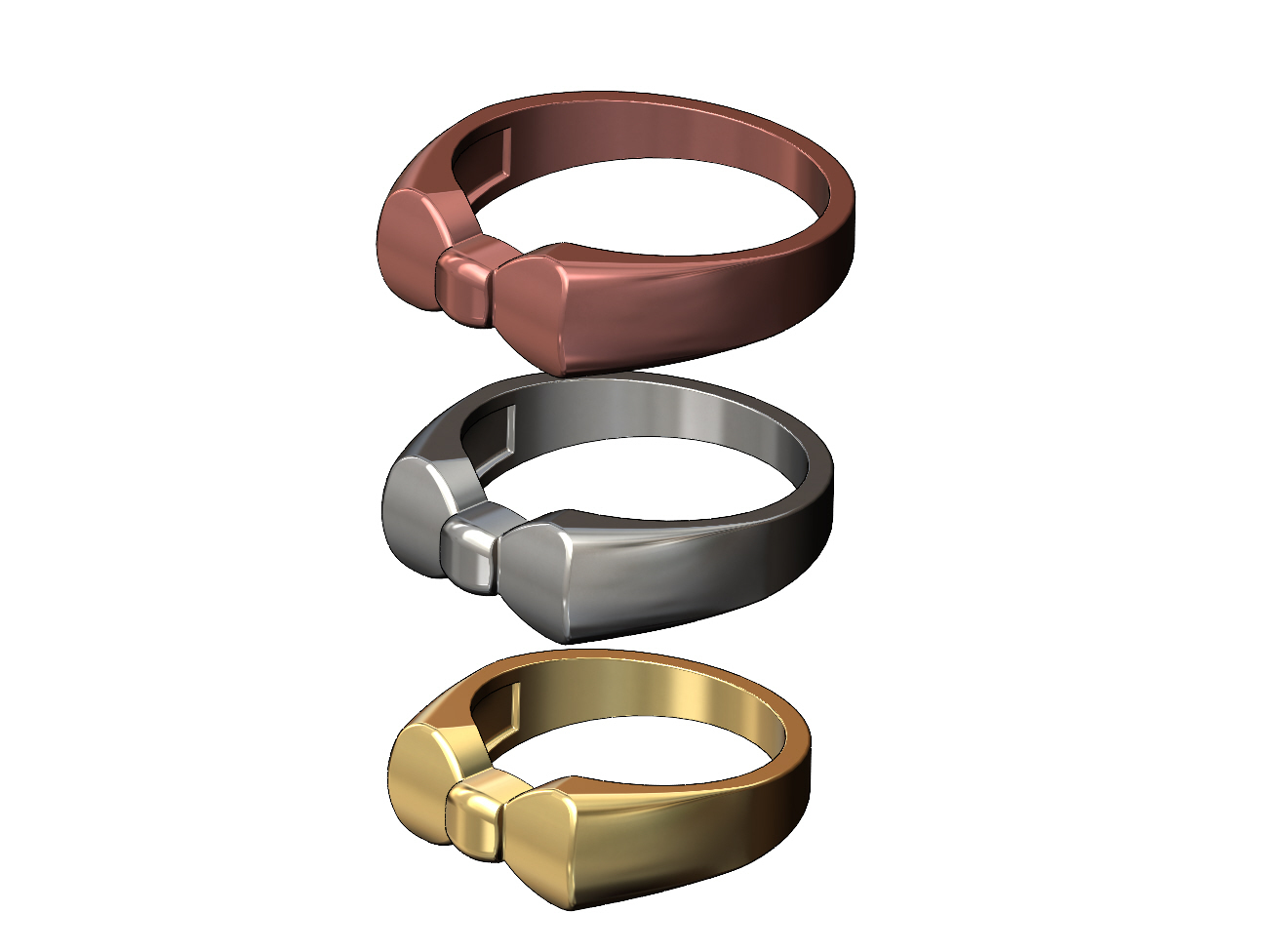 STL file Cute Bow tie ring 3D print model 🏹・3D printer design to ...