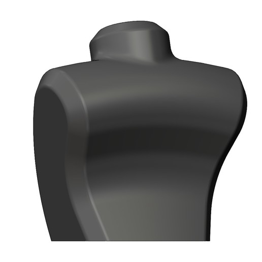 Download 3D printer files Plastic mannequin bust for display 3D print ...