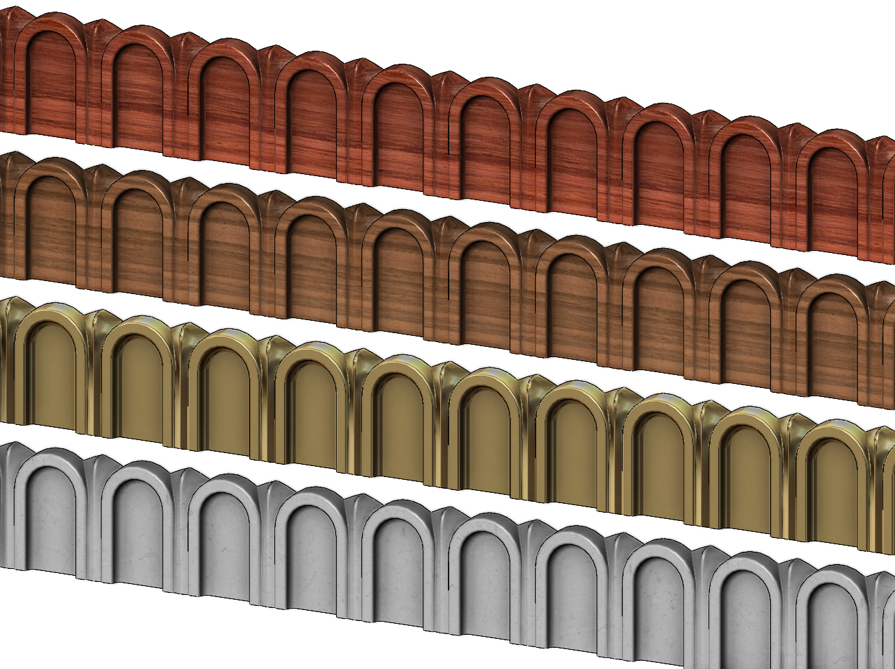 STL file Roman Fluted linear molding relief and 3D print model 🥖・Design ...