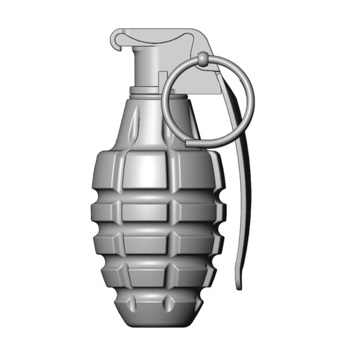 Download STL file Fragmentation grenade 3d print model • 3D print ...