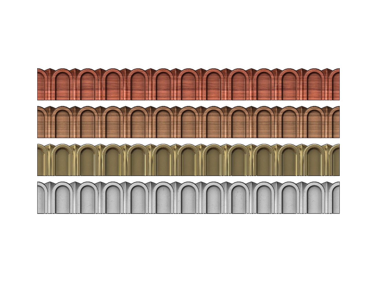 STL file Roman Fluted linear molding relief and 3D print model 🥖・Design ...