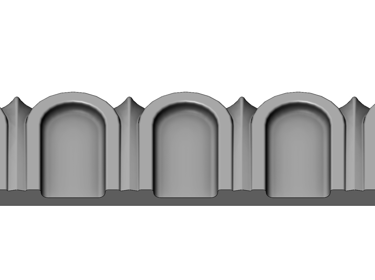 STL file Roman Fluted linear molding relief and 3D print model 🥖・Design ...