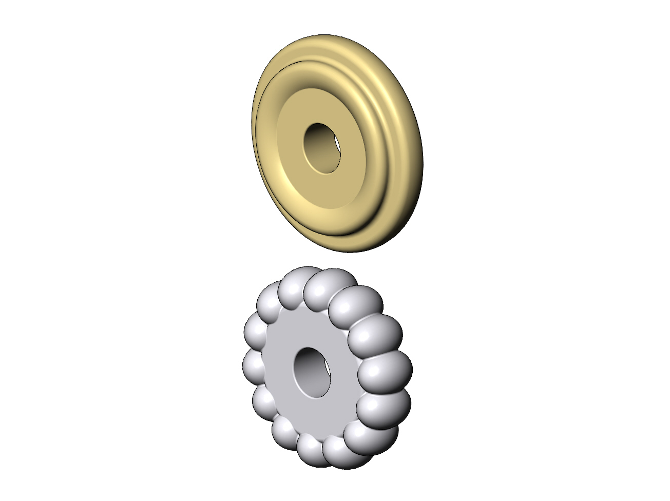 STL file Mini set of round spacer beads 3D print model 💫・3D printing ...