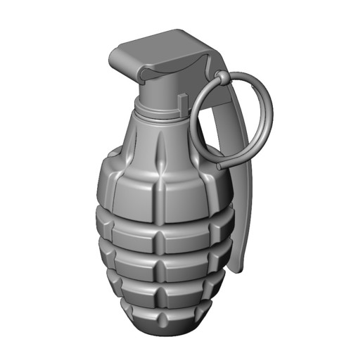 Download STL file Fragmentation grenade 3d print model • 3D print ...