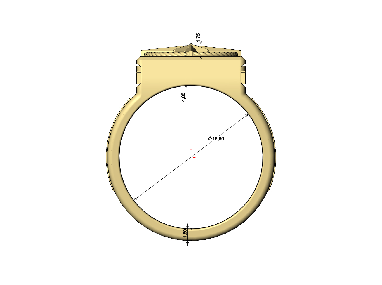 STL file Compass greek key pattern signet US size 10 3D print model 🧭 ...