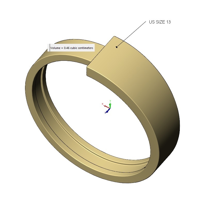 STL file Tapered overlapping band 3D print model・3D printable model to ...