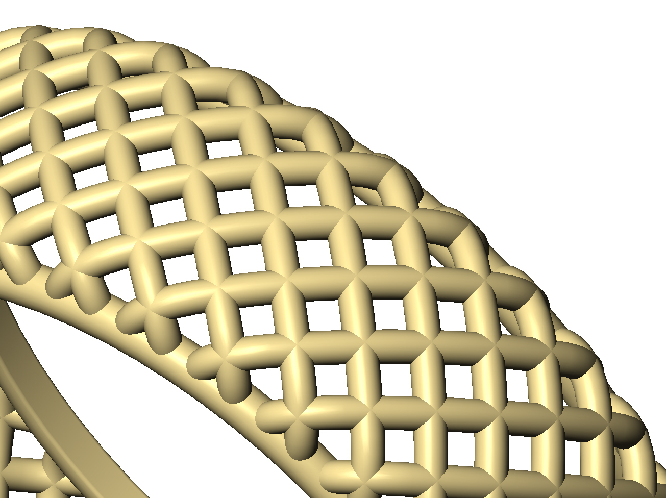 Файл STL Wire mesh band 3D print model 💍・Шаблон для загрузки и 3D ...