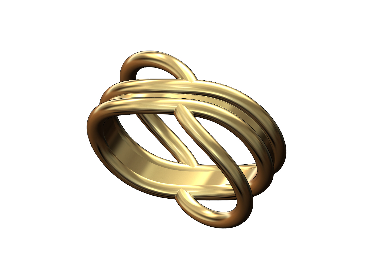 STL file Curved wire fashion band US sizes 5to9 3D print model・Design ...