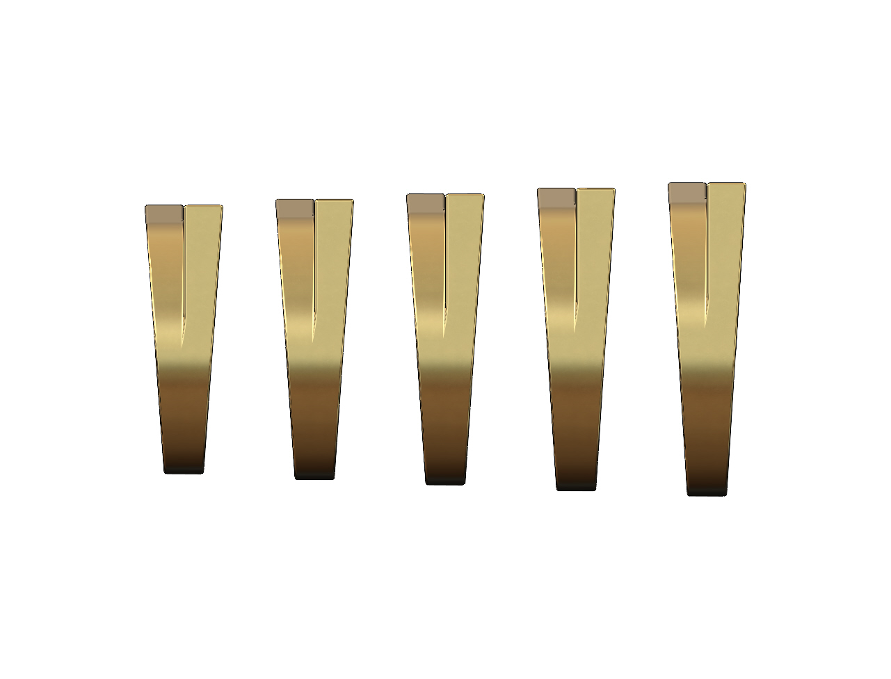 STL file Double overlapping bars signet US sizes 5to9 3D print model 💍 ...