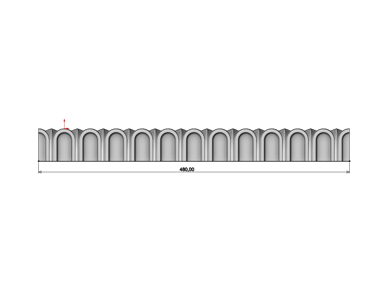 STL file Roman Fluted linear molding relief and 3D print model 🥖・Design ...