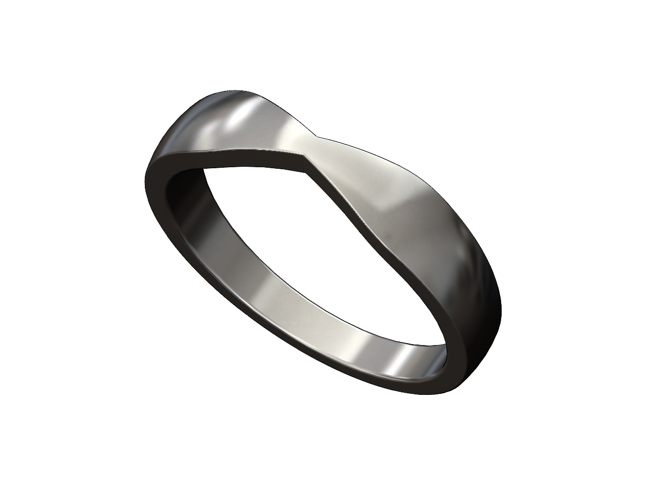 STL file Simple pinched rounded band US sizes 5to9 3D print model 🤌・3D ...