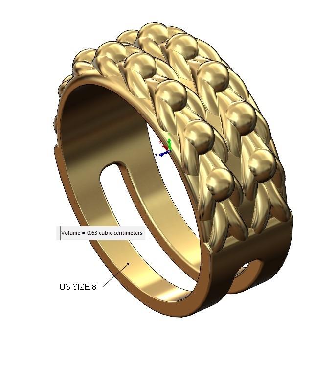 STL file Victorian Double row keeper ring 3D print model 💍・3D print ...