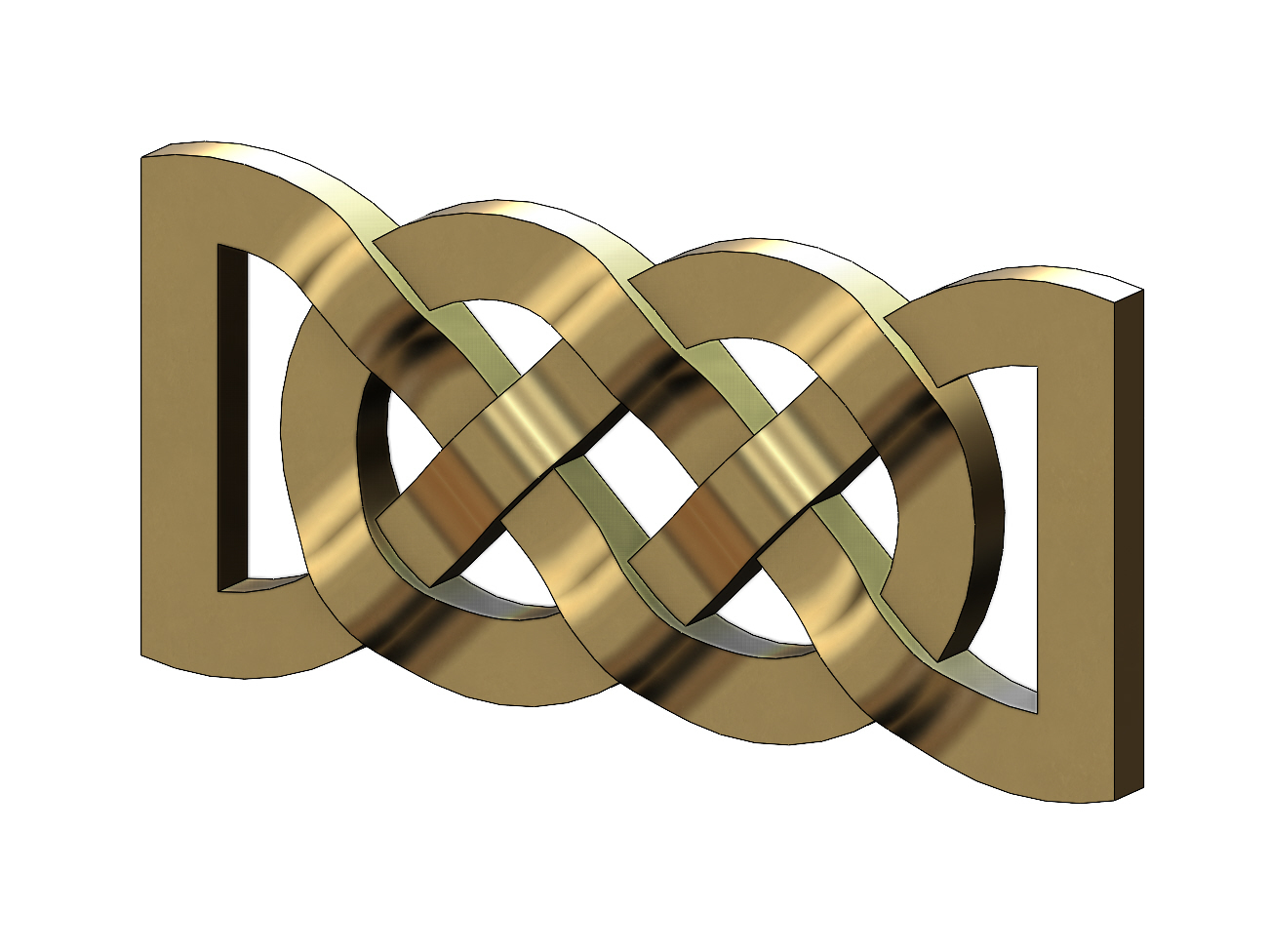 STL file Collection of basic celtic knots ornaments 3D print model 💍・3D ...