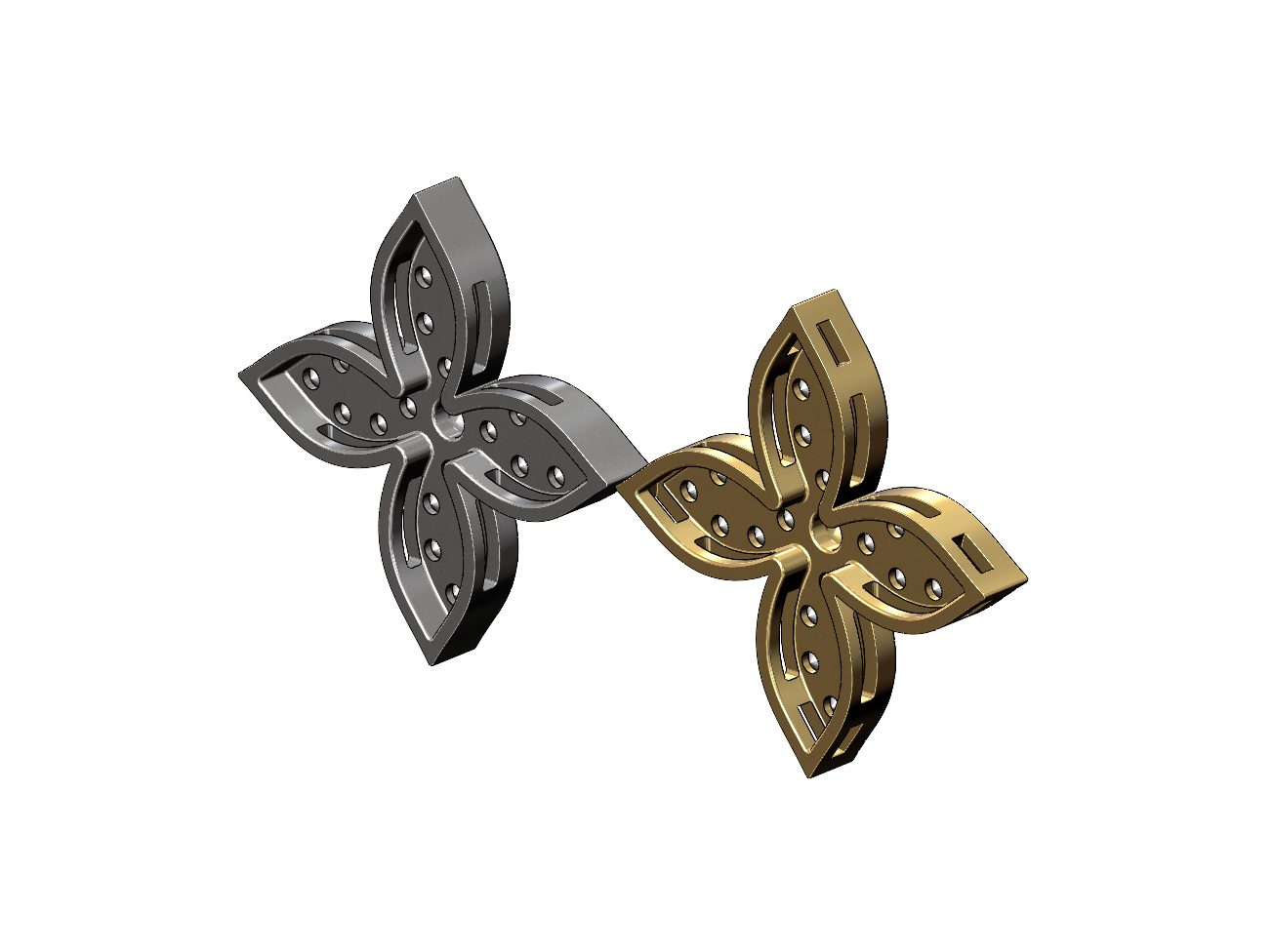 STL file Diamond Star Blossom pendant and ornament 3D print model 💎・3D ...