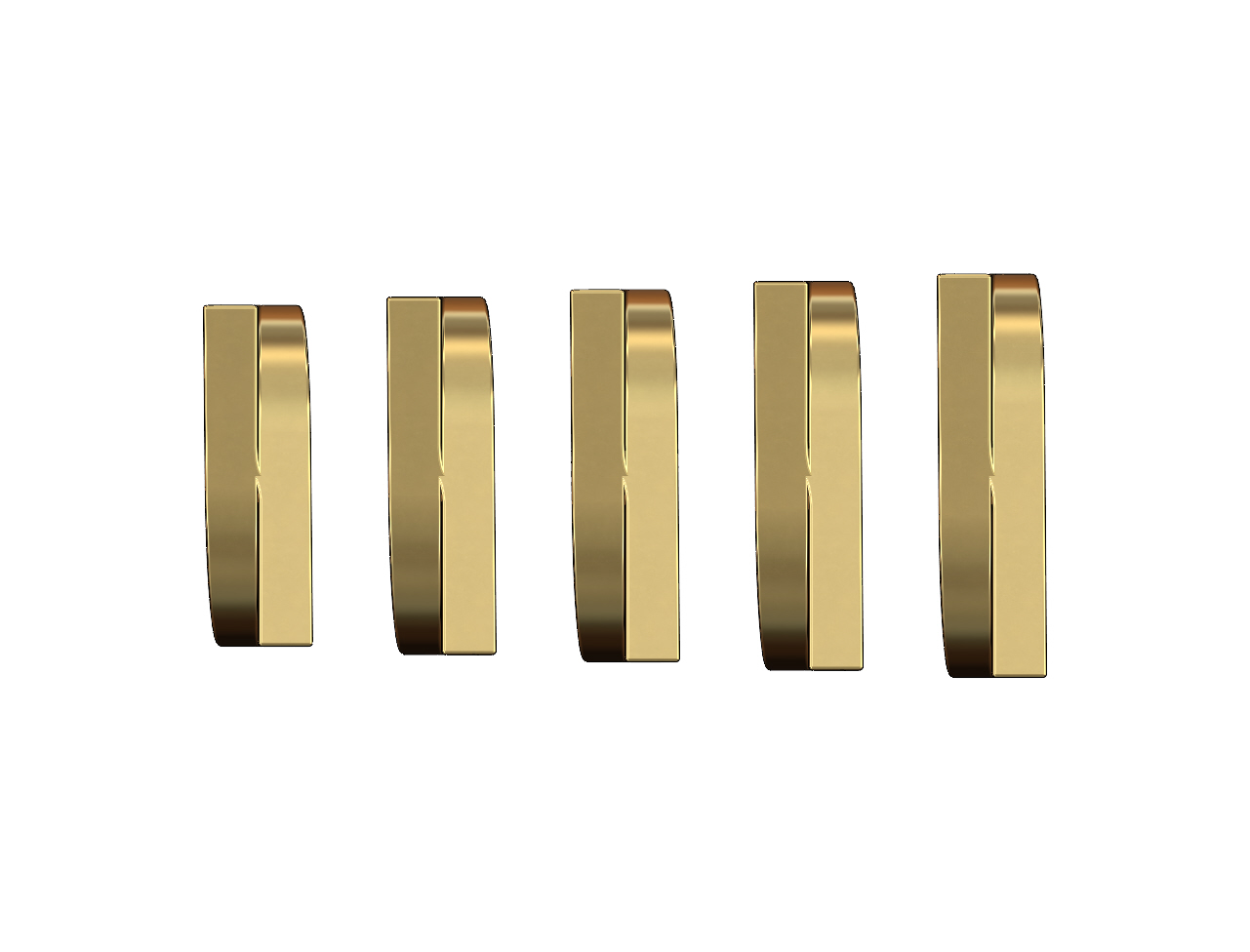 STL file Double overlapping bars signet US sizes 5to9 3D print model 💍 ...