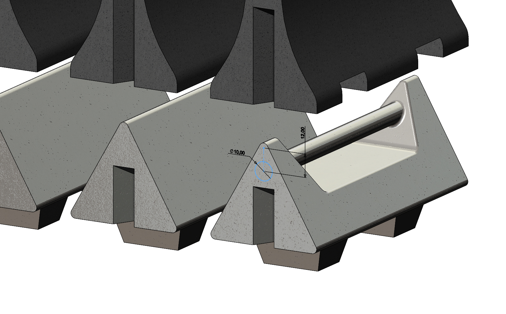 Download 3MF file Miniature jersey barrier 3D print model • 3D ...