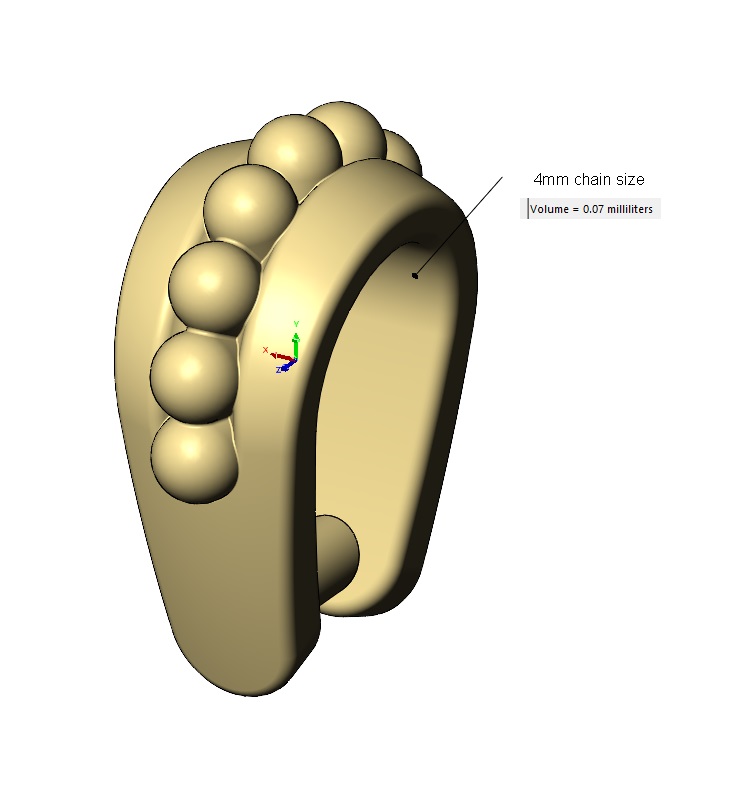 STL file Beaded open loop bail mini set 3D print model・3D printer model ...