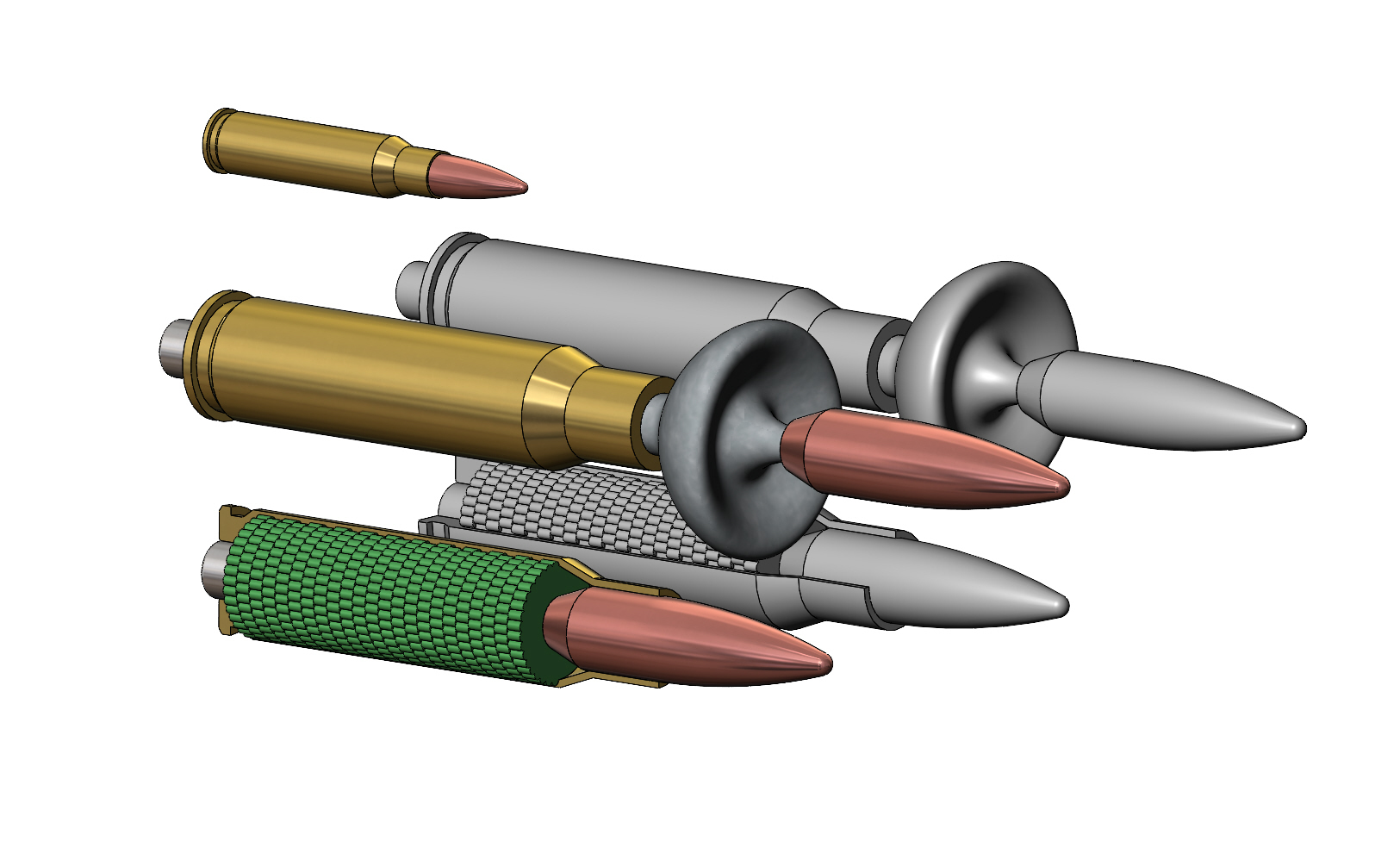 STL file Anatomy of a 308 Winchester Cartridge 3D print model・3D ...