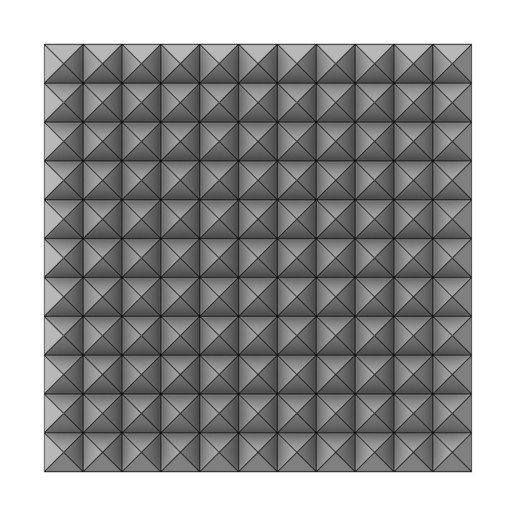 Download 3MF file Geometrical Square Diamond pattern panel 3D print ...