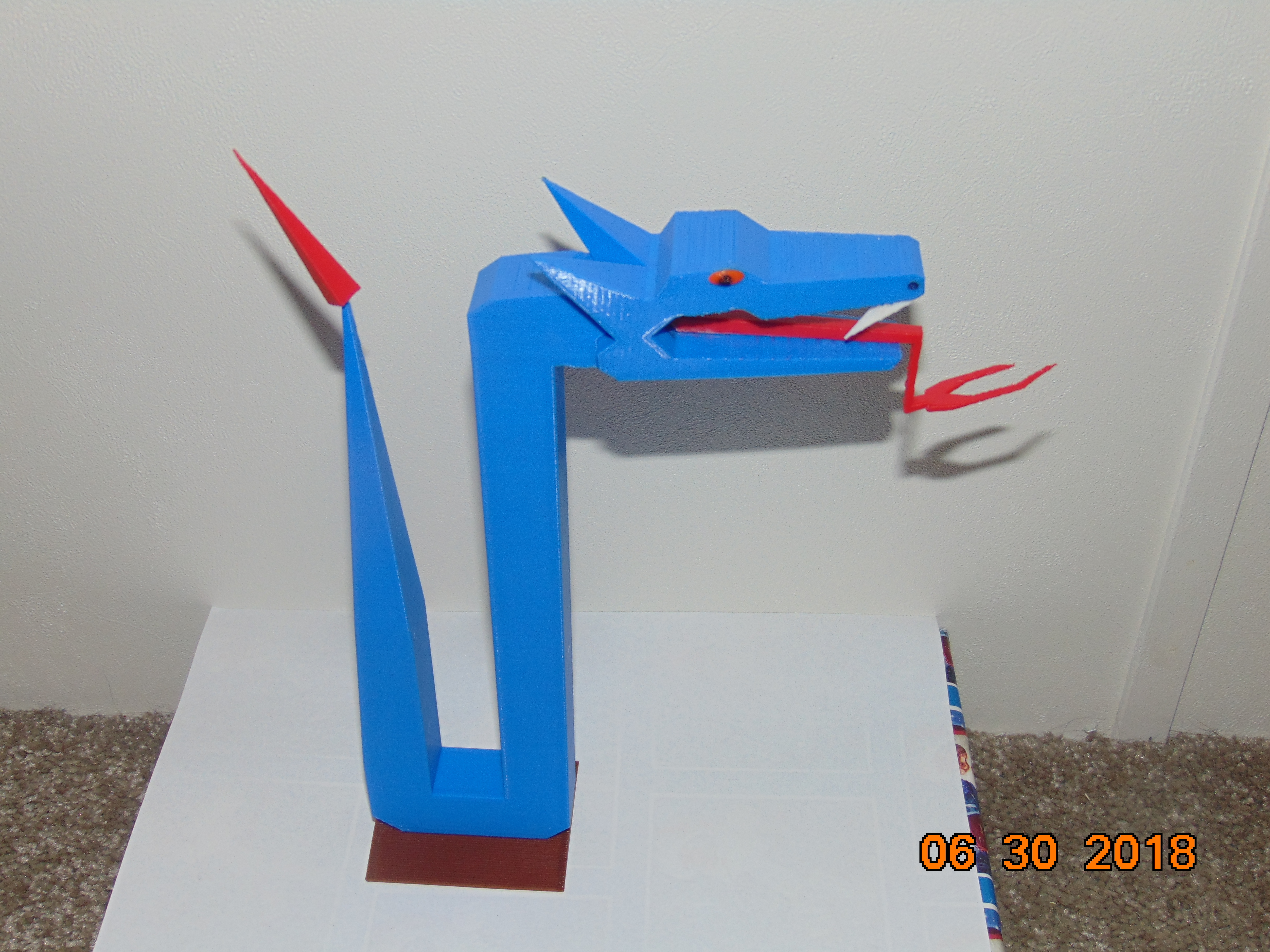 Download free STL file 4D Dragon Snake • 3D print design ・ Cults