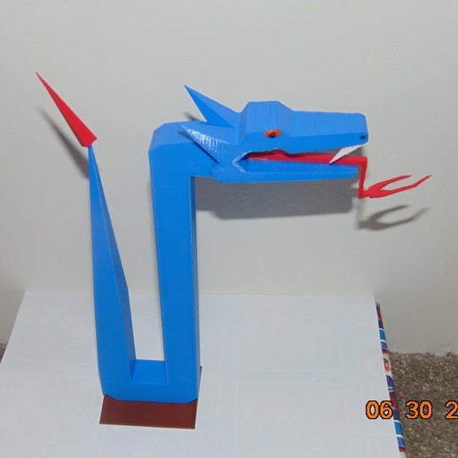 Download free STL file 4D Dragon Snake • 3D print design ・ Cults