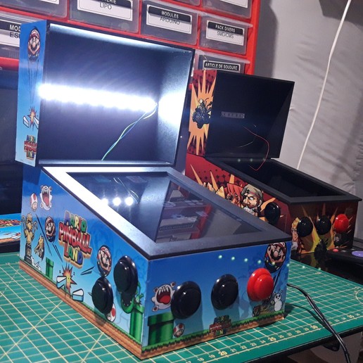 Download STL file Virtual Mini Pinball V.2 • Model to 3D print ・ Cults