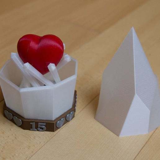 Download free STL file Crystal wedding present box • 3D print template ...