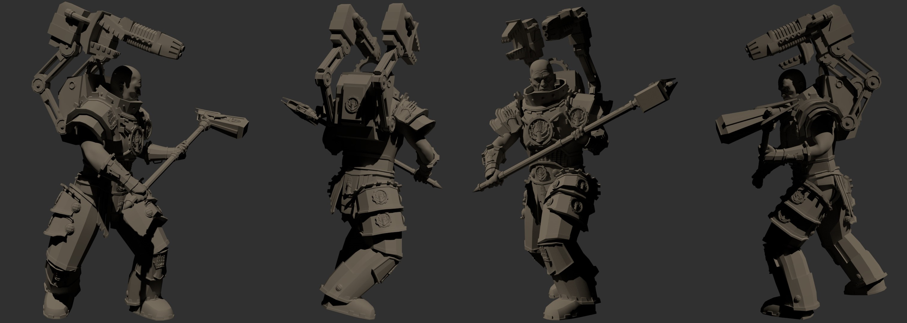 STL file iron hands primarch 🤲・3D printing template to download・Cults