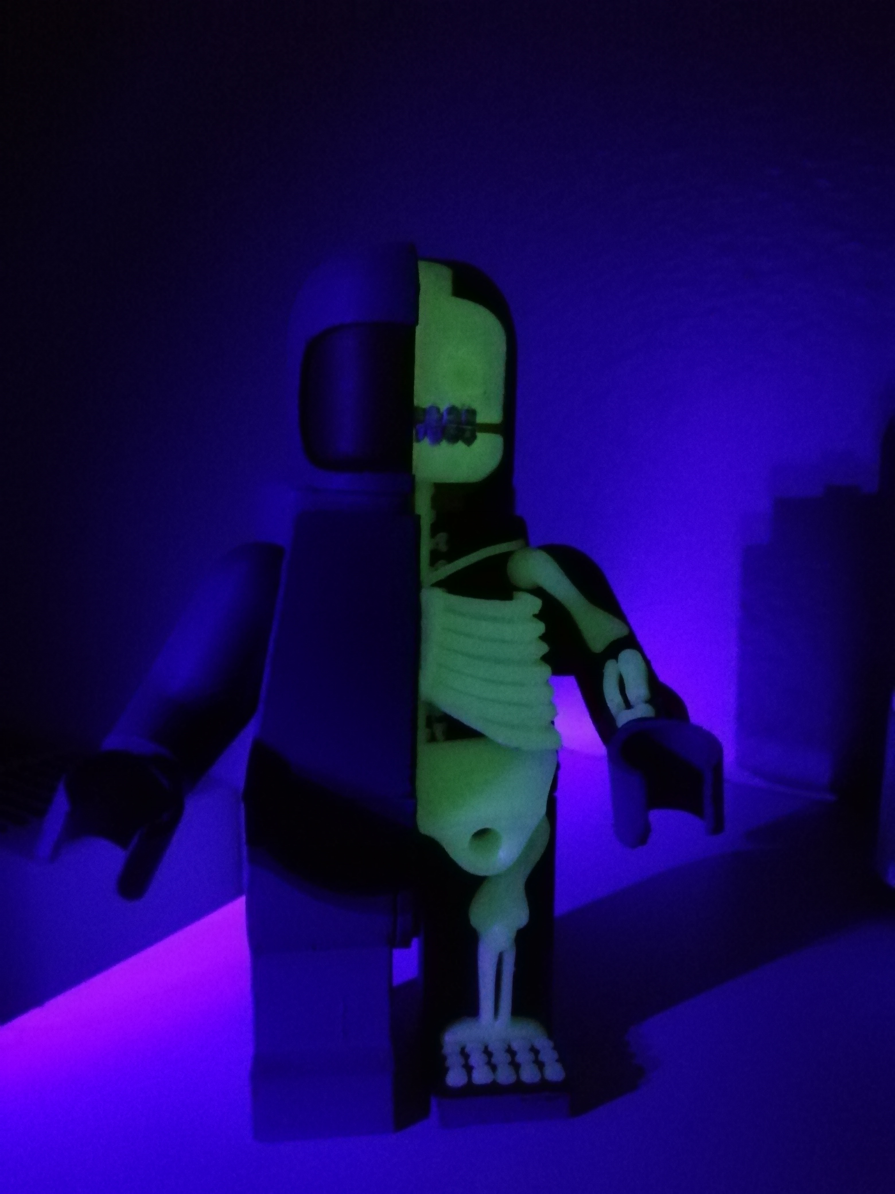 Работа skinned lego space skeleton figure с возможностью распечатки в ...