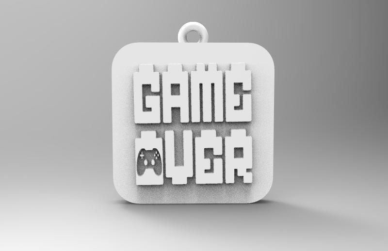 Archivo STL Game over・Modelo para descargar y imprimir en 3D・Cults