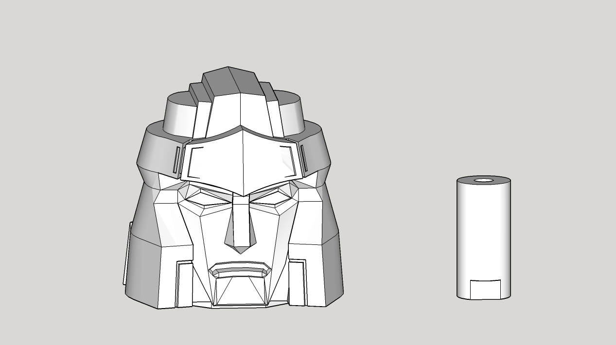 Megatron Head Drawing
